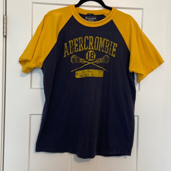 Abercrombie & Fitch | Shirts | Y2k Abercrombie And Fitch Muscle Tee Size Large Mustard Yellow ...